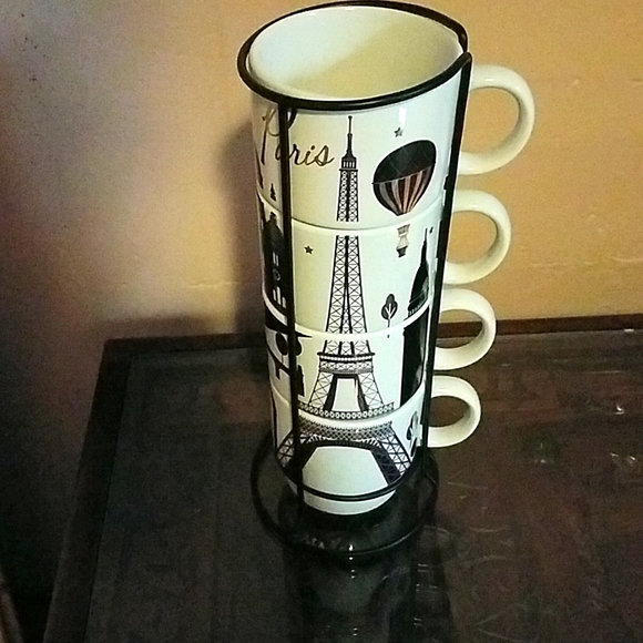 Signature | Kitchen | Paris Mug Stack | Poshmark